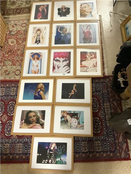 Kylie Minogue | FOURTEEN FRAMED KYLIE MINOGUE PHOTOGRAPHS | MutualArt