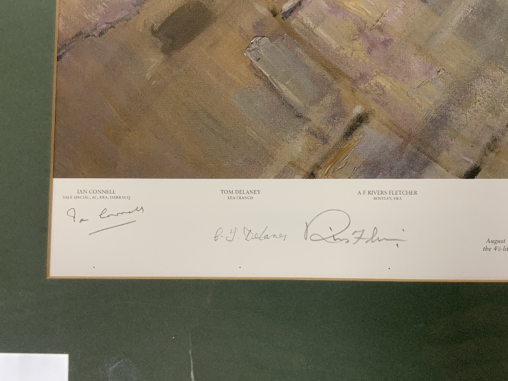 Terence Cuneo | TERENCE CUNEO SIGNED PRINT (THE SPIRIT OF BROOKLANDS ...