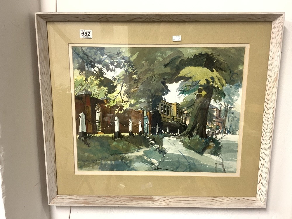 Vaughan Bevan | A WATERCOLOUR STREET SCENE SIGNED VAUGHAN BEVAN | MutualArt