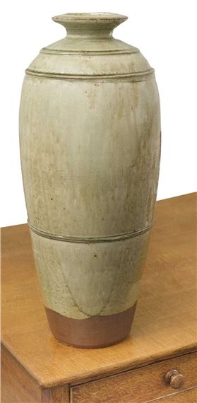 Richard Batterham | A very tall two-piece stoneware bottle (1980s ...