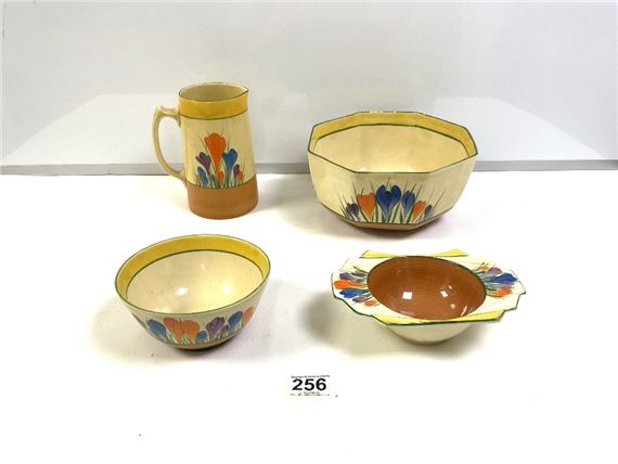 Clarice Cliff | VINTAGE CLARICE CLIFF BIZARE RANGE (CROCUS | MutualArt