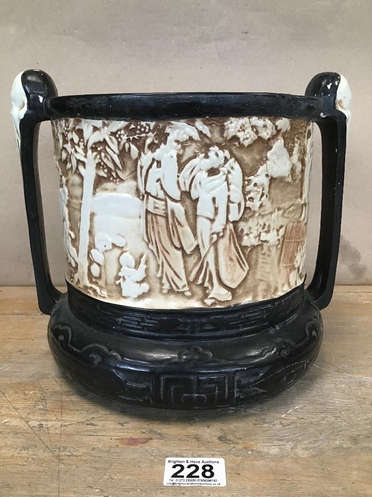 Bretby Pottery | A LATE 19TH/EARLY 20TH CENTURY BRETBY POTTERY TWIN ...