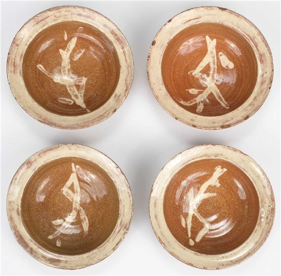 Mike Dodd | A set of four early earthenware bowls | MutualArt