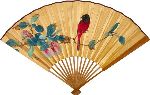 Tian Shiguang | Tian Shiguang, Bird by the Peaches | MutualArt
