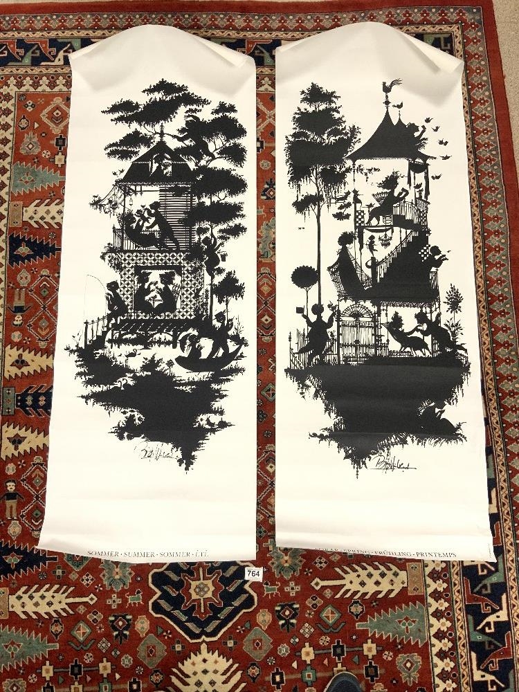 Bjorn Wiinblad | FOUR BJORN WIINBLAD SCROLLS | MutualArt