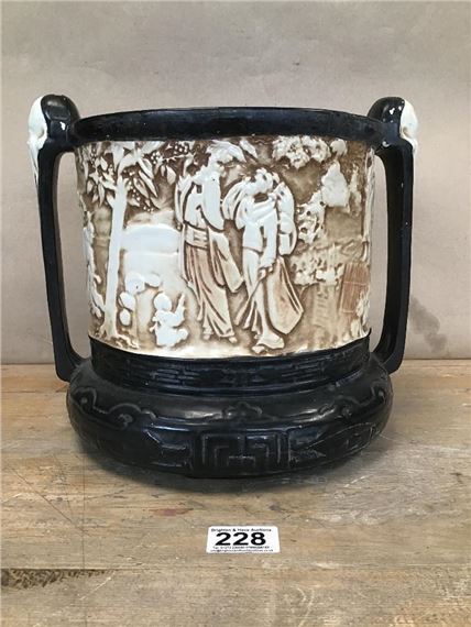Bretby Pottery | A LATE 19TH/EARLY 20TH CENTURY BRETBY POTTERY TWIN ...