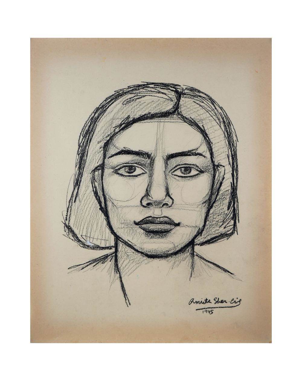 Amrita Sher-Gil | UNTITLED (SELF-PORTRAIT) (1933) | MutualArt