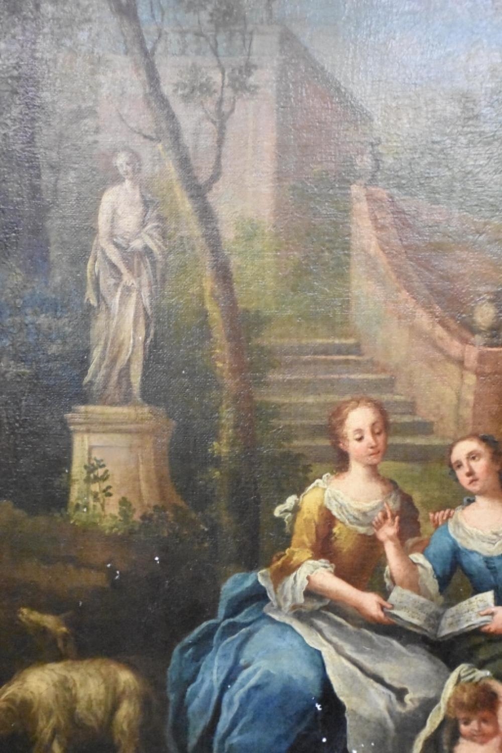 Jean-Honoré Fragonard | Cherubs and Maidens in the garden (18th Century ...