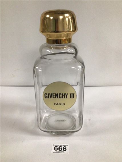Givenchy | LARGE FACTICE/DUMMY PERFUME BOTTLE GIVENCHY III PARIS (EMPTY ...