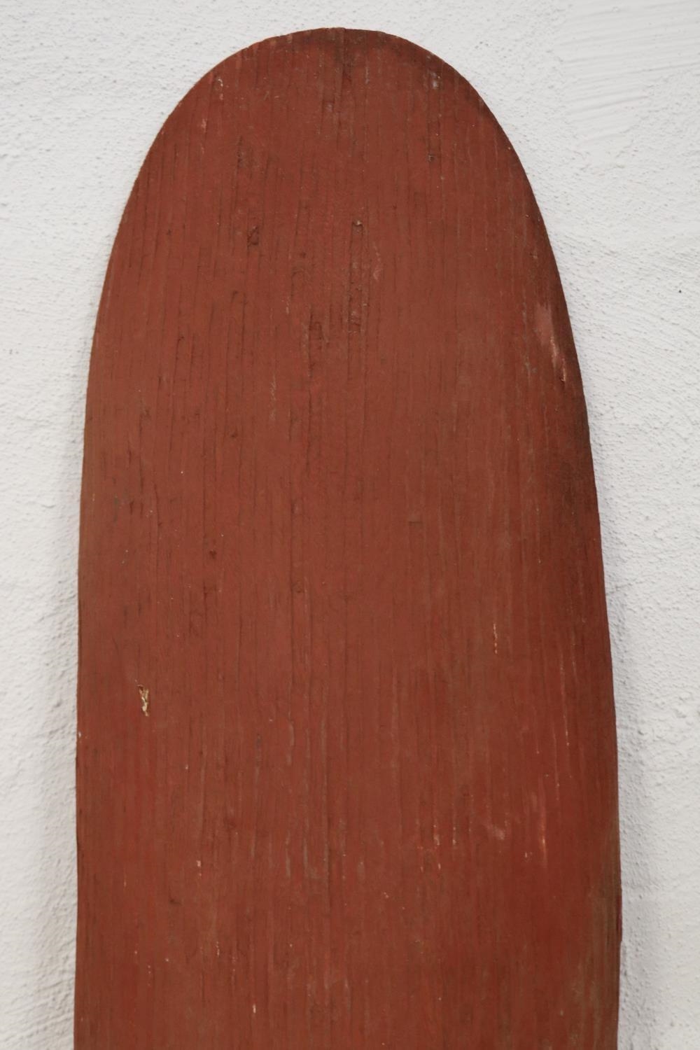Bobby Tilmouth | large natural ocre painted fluted shield | MutualArt