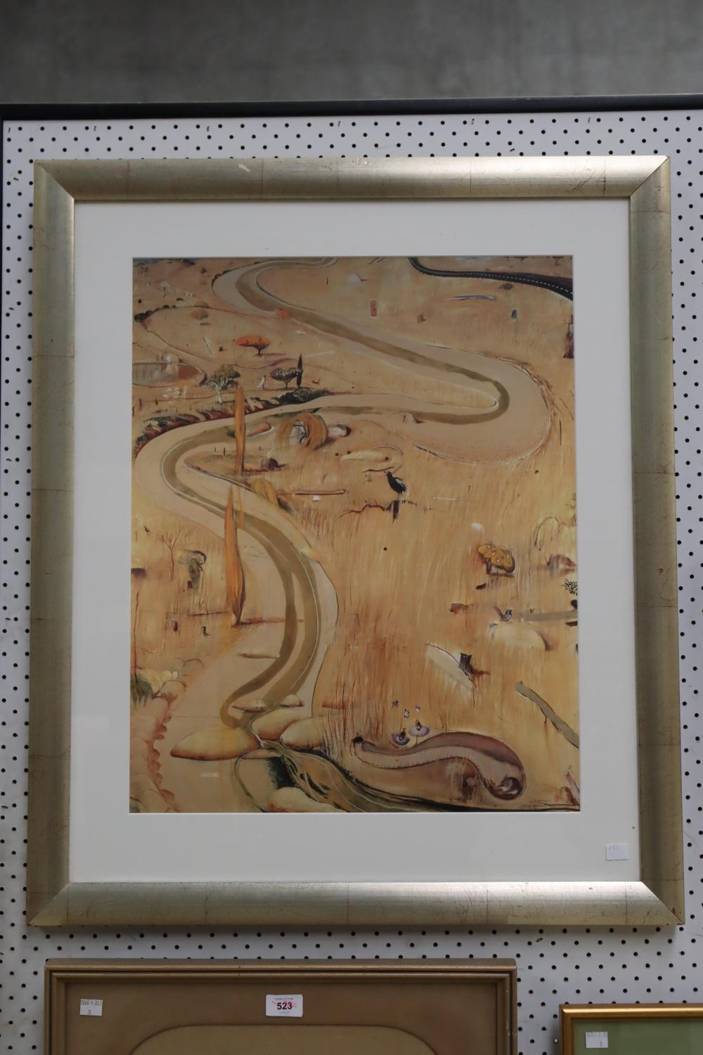 Brett Whiteley | The Drought Crow: Sloping Up on the Olgas 1 (Up Front ...