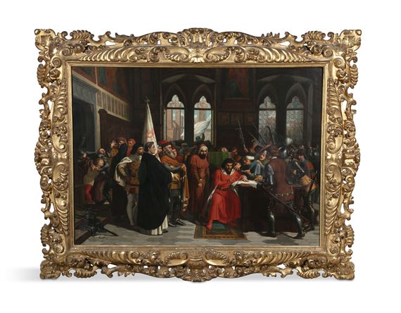 Stefano Ussi | The Expulsion of the Duke of Athens (1860) | MutualArt