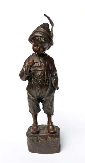 Julius Paul Schmidt-Felling | Chłopiec z papierosem (1910) | MutualArt