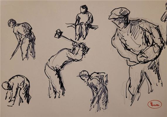 Maximilien Luce | Character studies Set | MutualArt