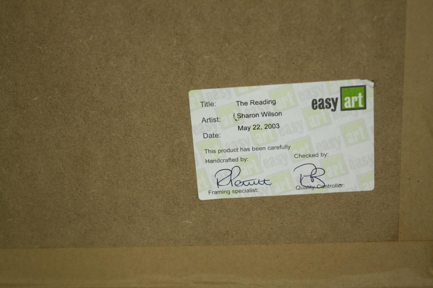 Sharon Wilson | The Reading | MutualArt