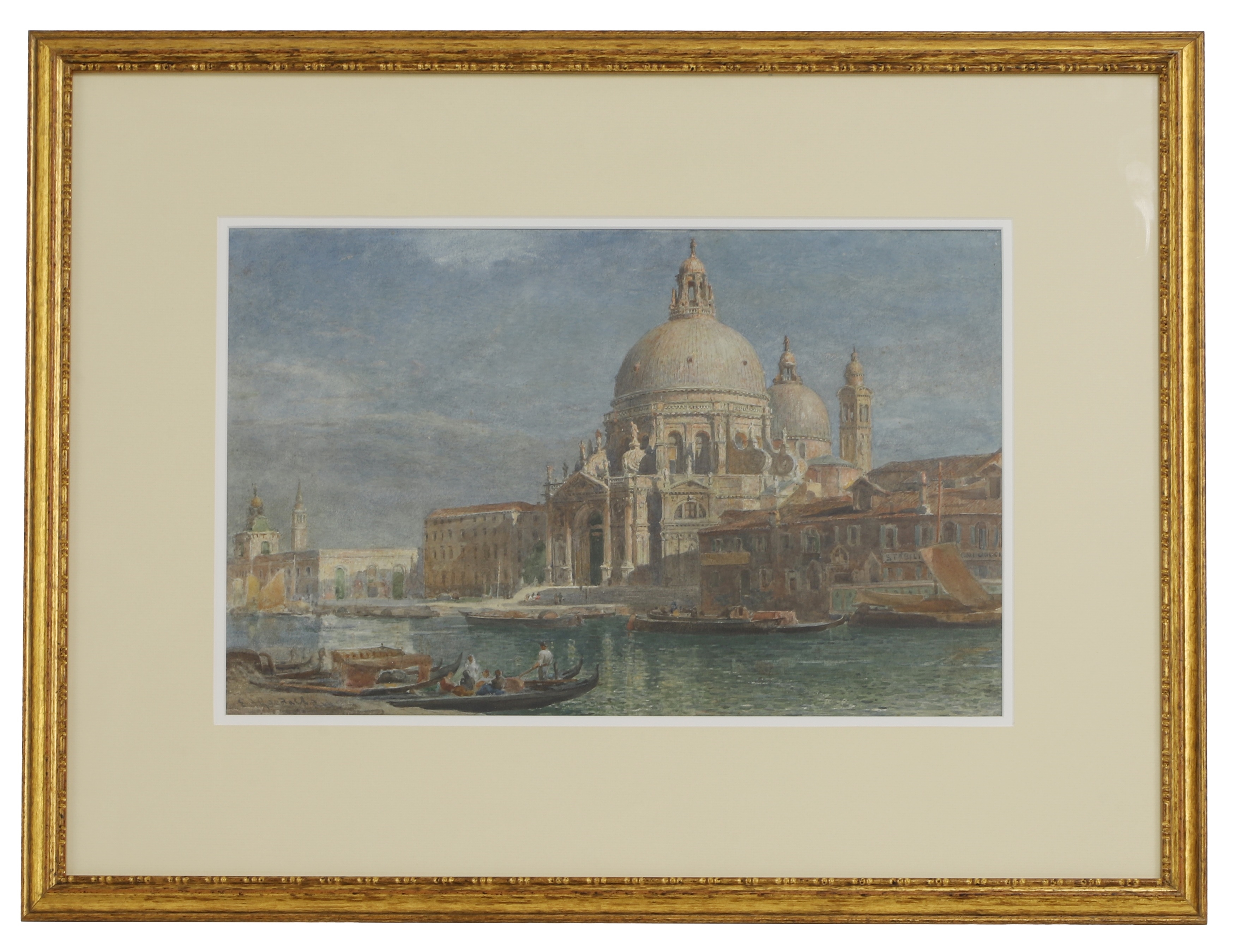 Edward Angelo Goodall | The Basilica of Santa Maria della Salute from ...