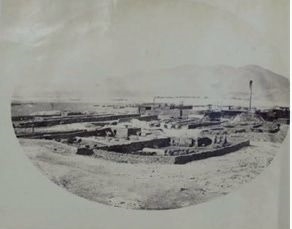 Ernest Charton de Treville | View of the Calicanto Bridge in Santiago ...