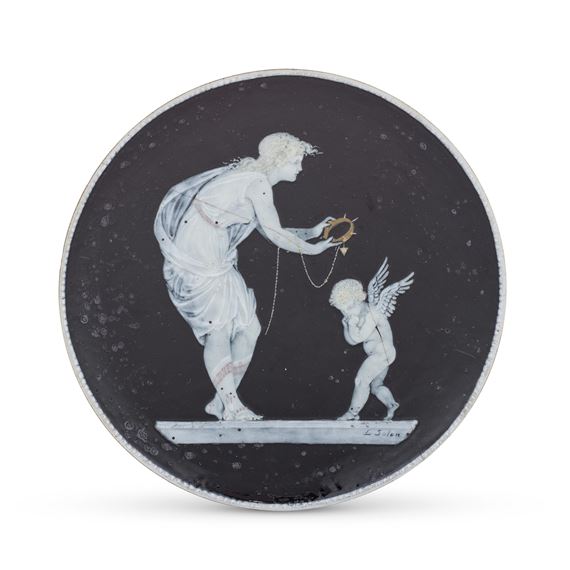 Marc-Louis-Emanuel Solon | A Minton pâte-sur-pâte plate by Marc Louis ...