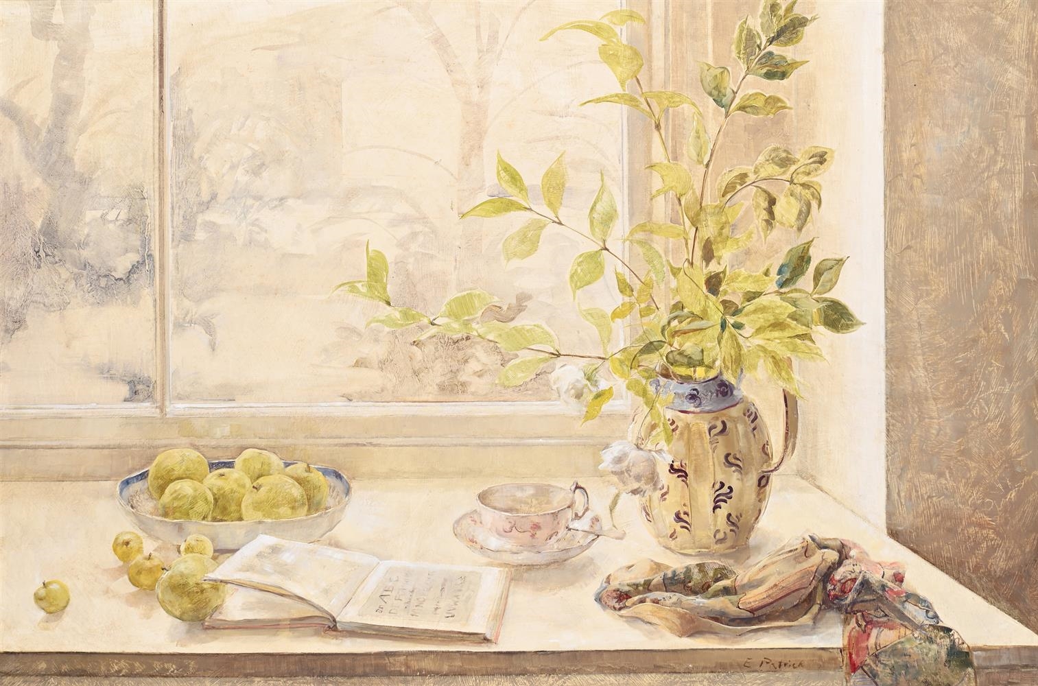 Emily Patrick | STILL LIFE ON A WINDOW SILL | MutualArt