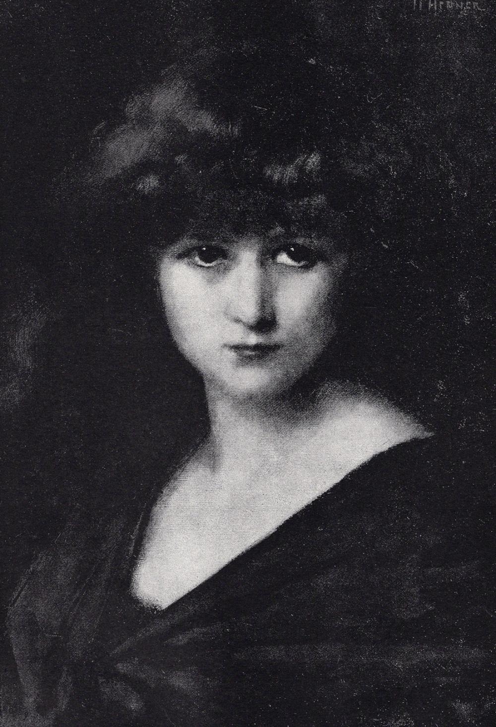 Jean-Jacques Henner | Jean-Jacques Henner 1800s Antique Print Beautiful ...