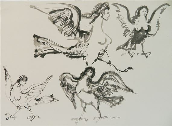 Rudy Pozzatti | Harpies (1964) | MutualArt