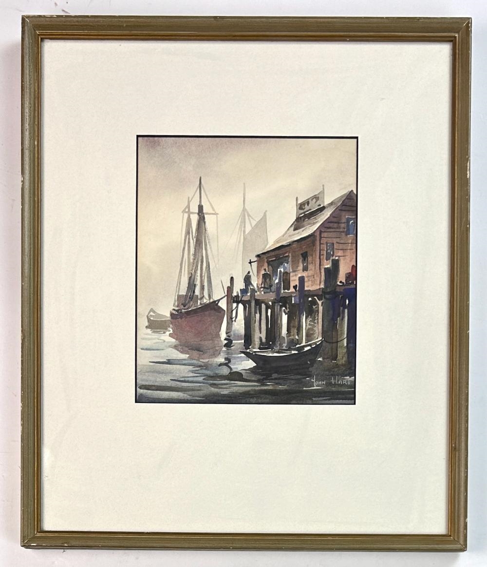 John Cuthbert Hare | HARBOR FOG GLOUCESTER (Circa 20) | MutualArt