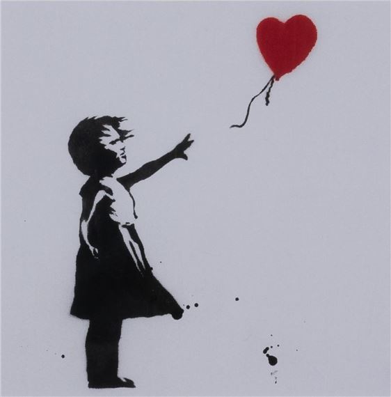 Banksy | Girl with Balloon (2002) | MutualArt