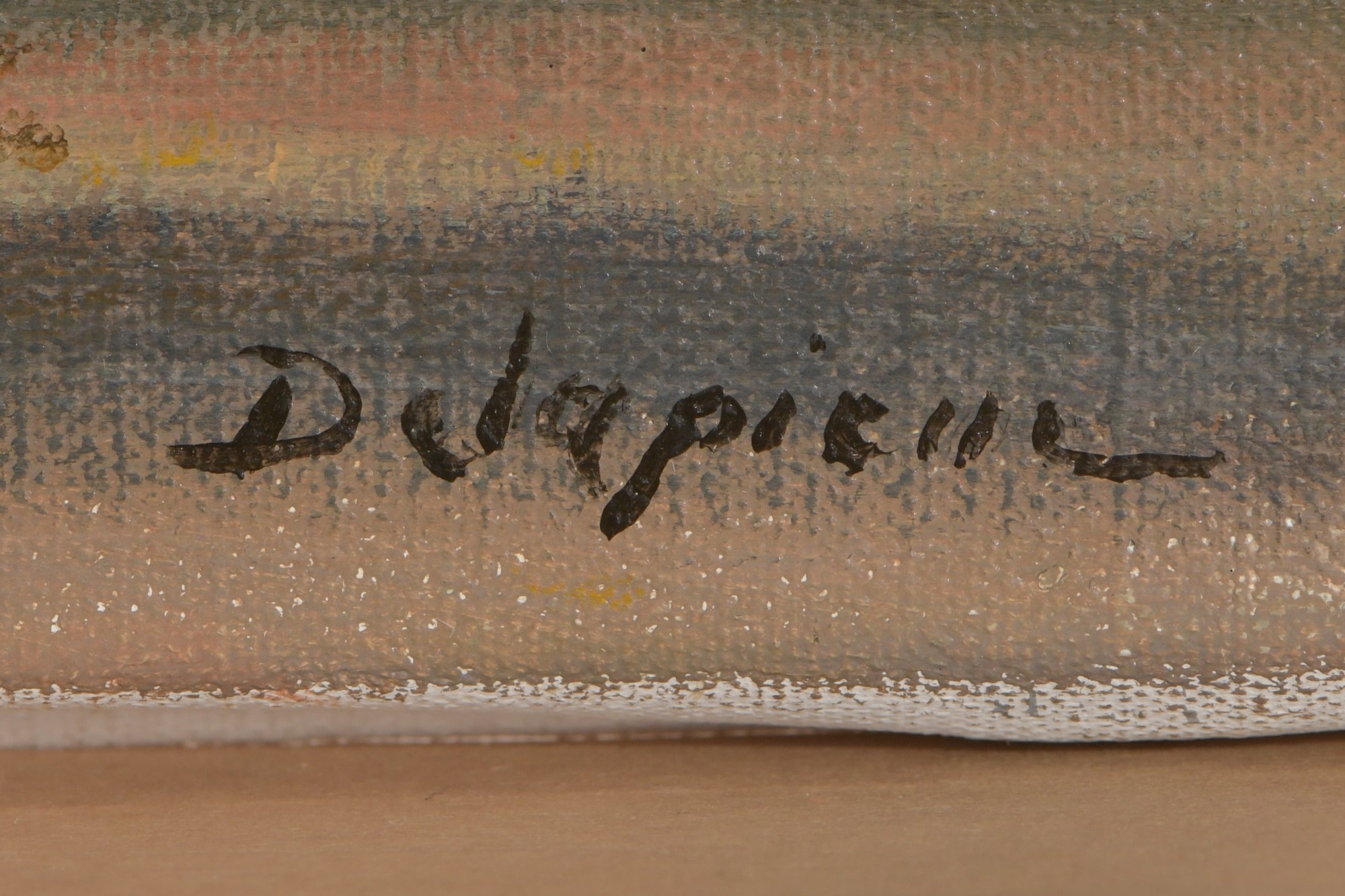 Roger Delapierre | Roger Delapierre (1935), Quai Gustave-Ador, huile ...