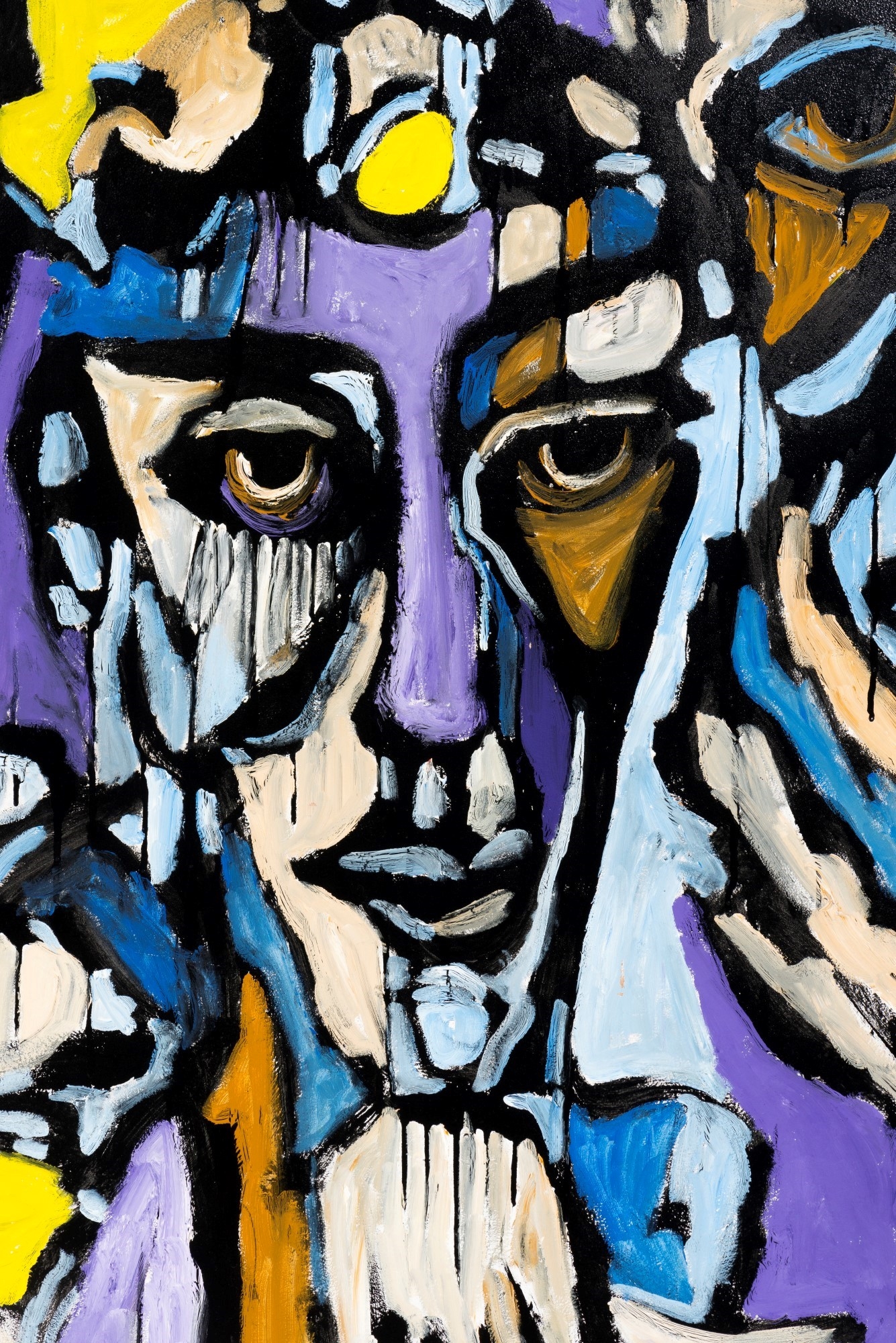 Philippe Visson | Philippe Visson (1942-2008), Composition aux masques ...