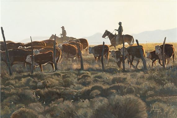 Gordon Snidow | Daylight at the Diamond A, 1976 | MutualArt