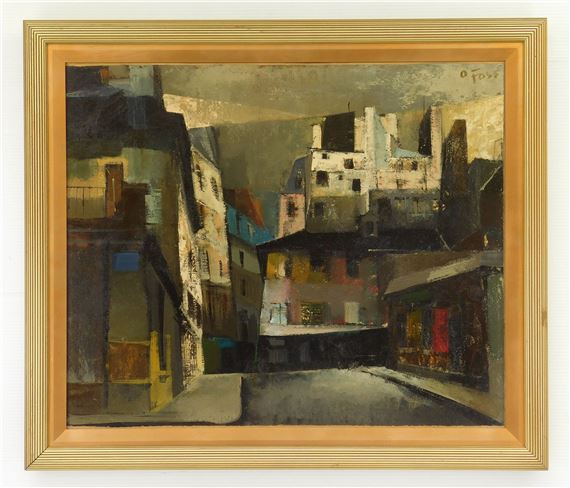 Olivier Foss | Pairs Street Scene | MutualArt