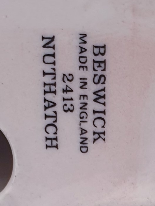 Graham Tongue | BESWICK MODEL OF A NUTHATCH Model No 2413 Designed By ...