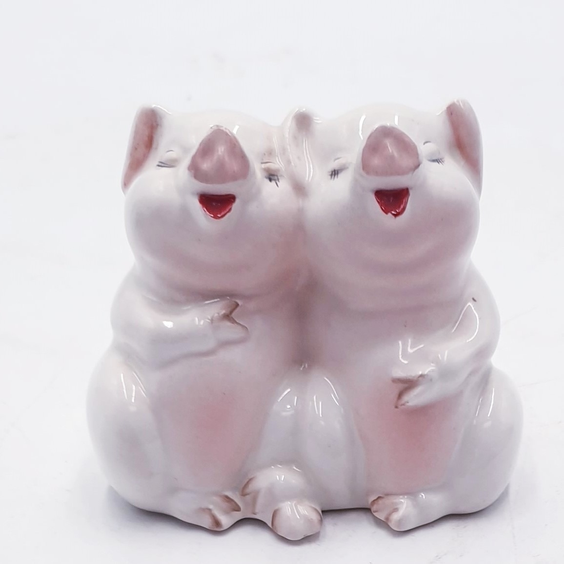 Albert Hallam | BESWICK 7cm MODEL OF TWO LAUGHING PIGS (1868 - 1871 ...