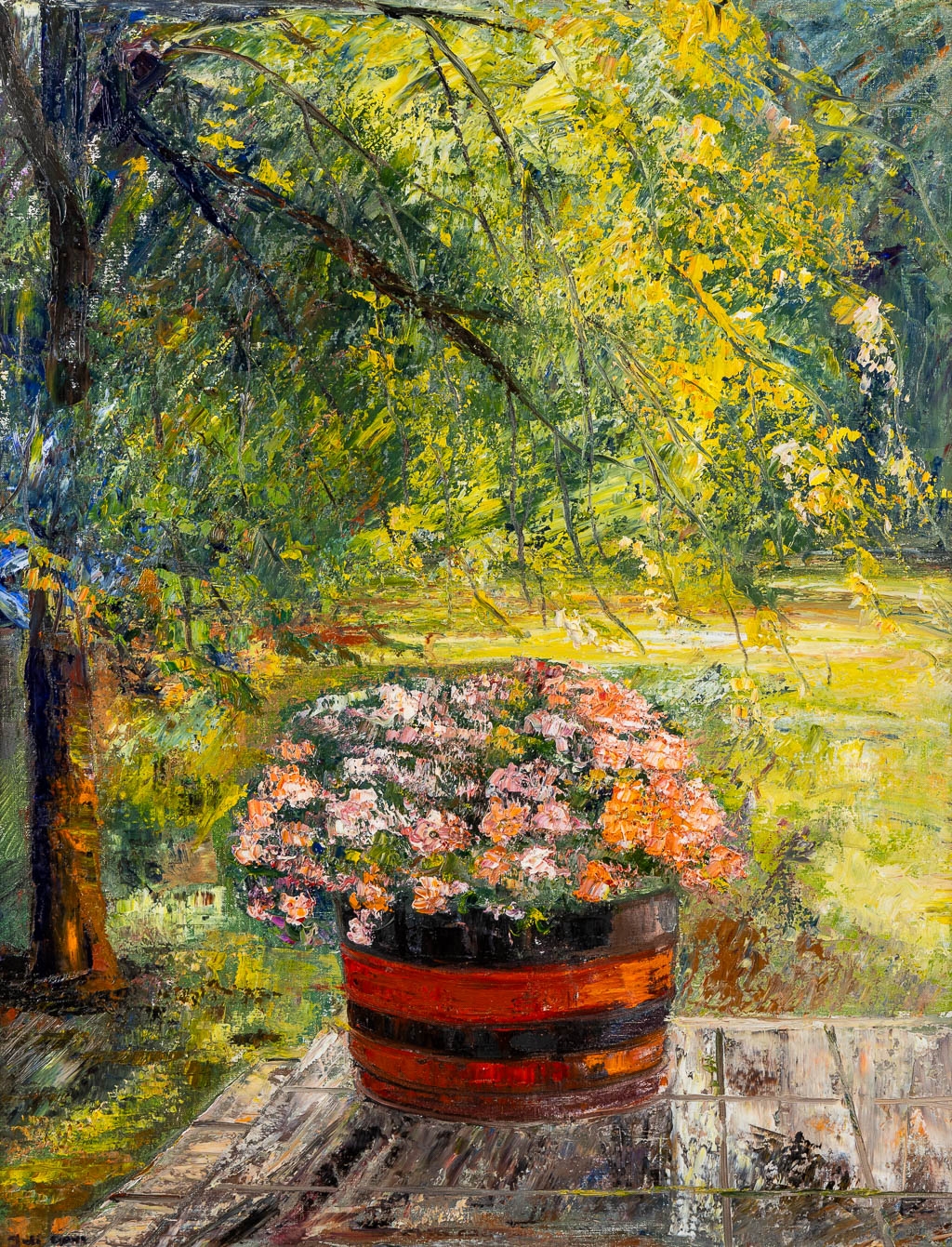 Julienne Ooms | Flowers in the garden | MutualArt