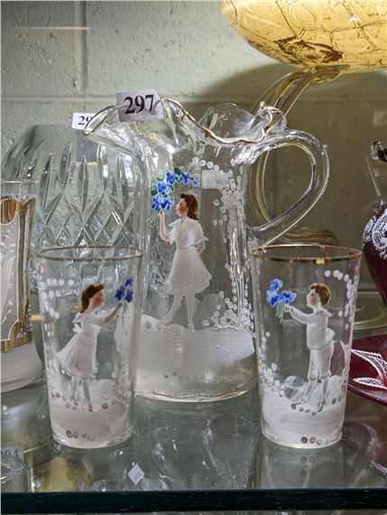 Mary Gregory | MARY GREGORY LEMONADE SET | MutualArt