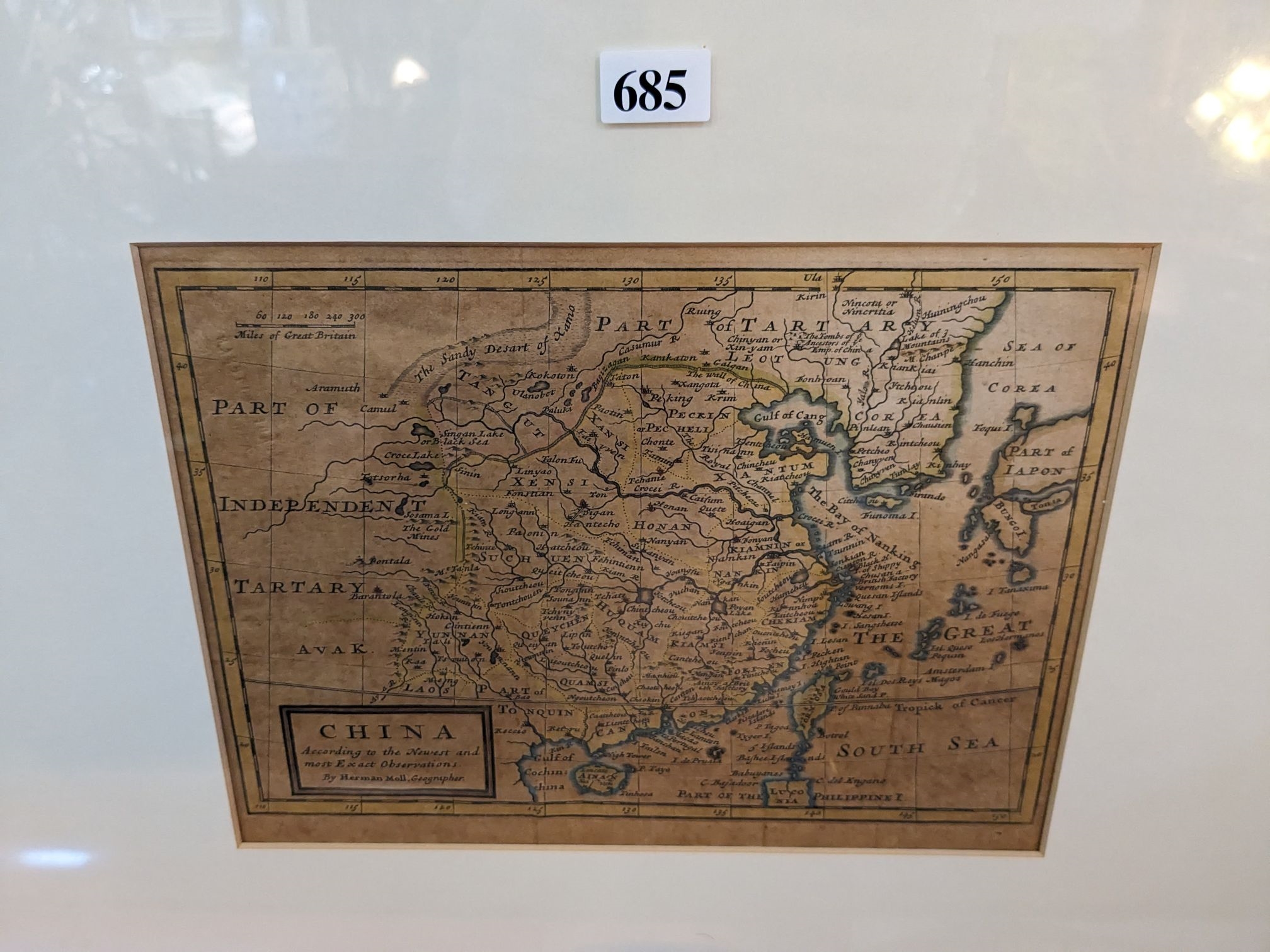 Herman Moll | ANTIQUE MAP OF CHINA | MutualArt