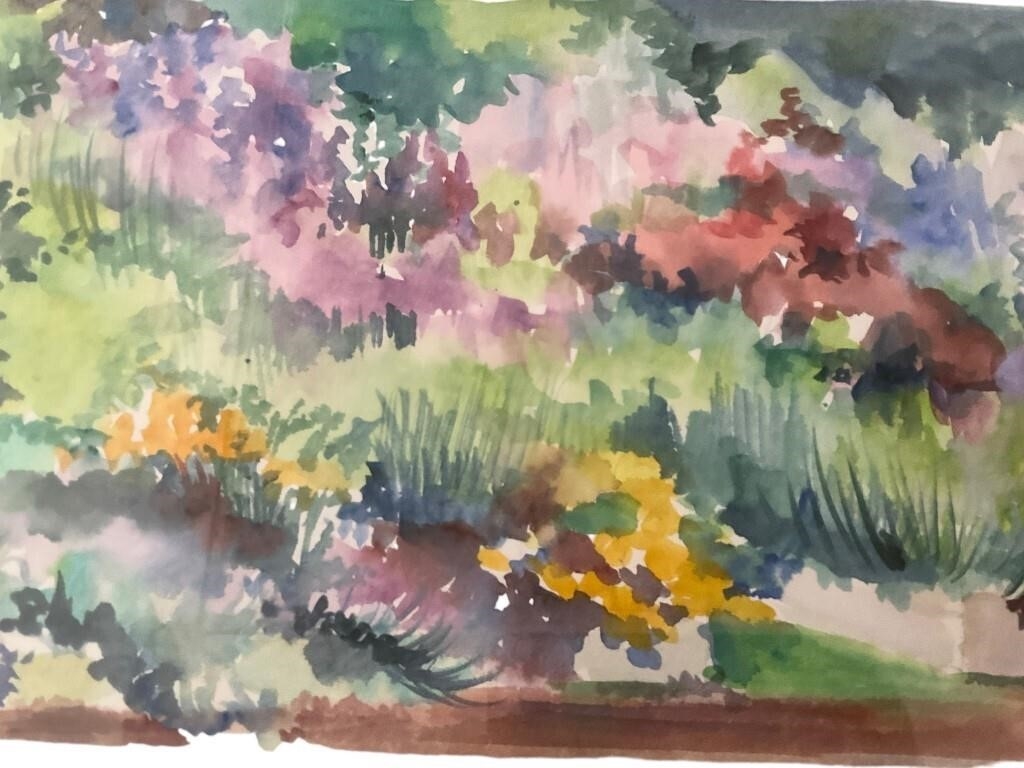 Judith Kruger | Judith Krieger Watercolor Painting (1994) | MutualArt
