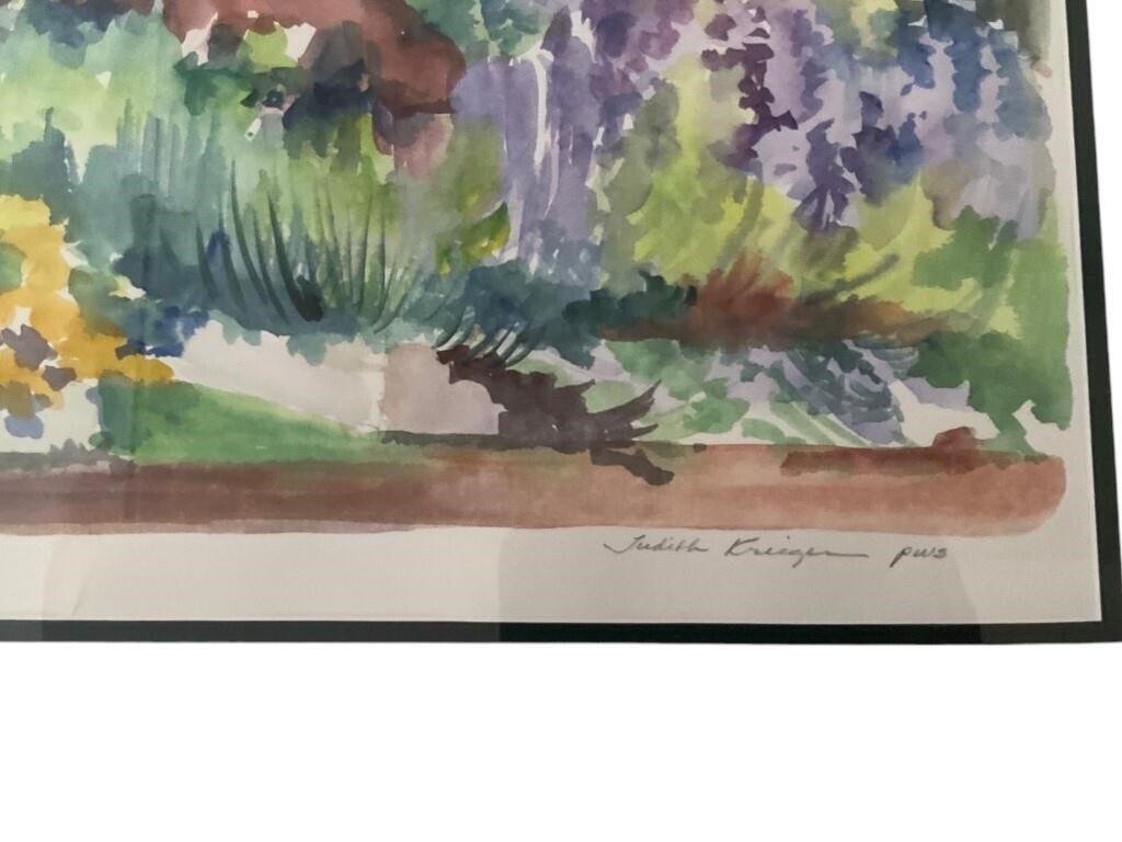Judith Kruger | Judith Krieger Watercolor Painting (1994) | MutualArt