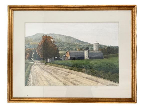 Ed Rafferty | Ed Rafferty 1983 Watercolor Painting (1983) | MutualArt