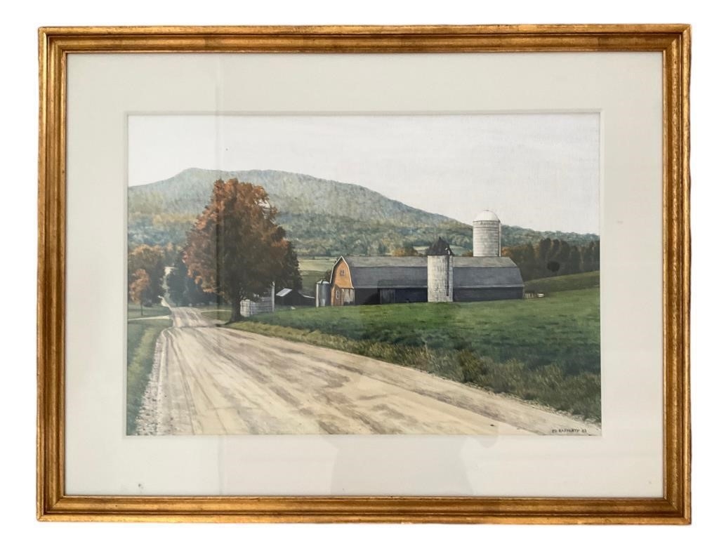 Ed Rafferty | Ed Rafferty 1983 Watercolor Painting (1983) | MutualArt