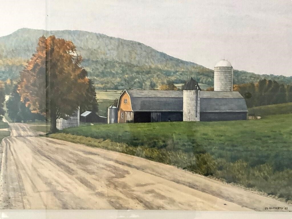 Ed Rafferty | Ed Rafferty 1983 Watercolor Painting (1983) | MutualArt