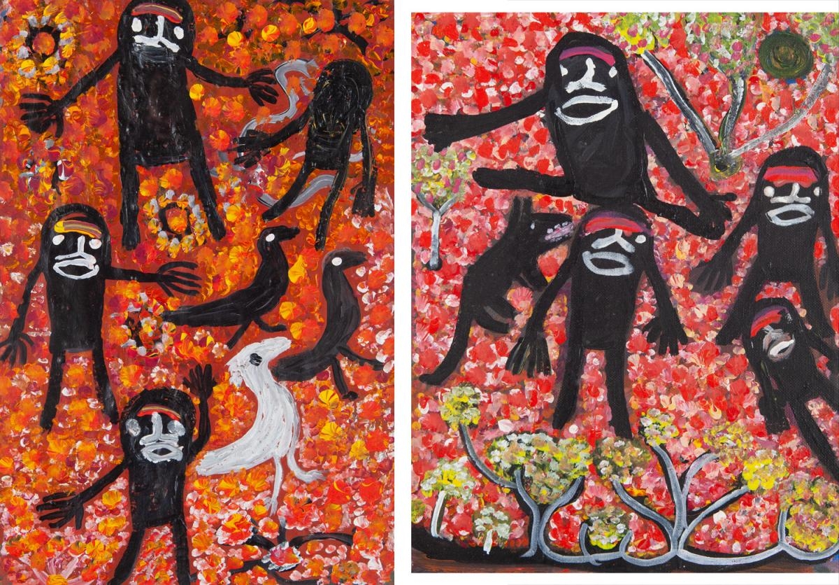 Mary McLean Pantjiti | MY COUNTRY (PAIR) | MutualArt