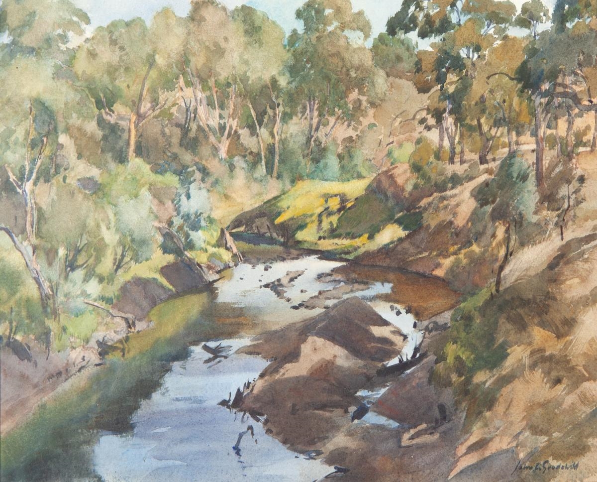 John Charles Goodchild | RIVER LANDSCAPE | MutualArt