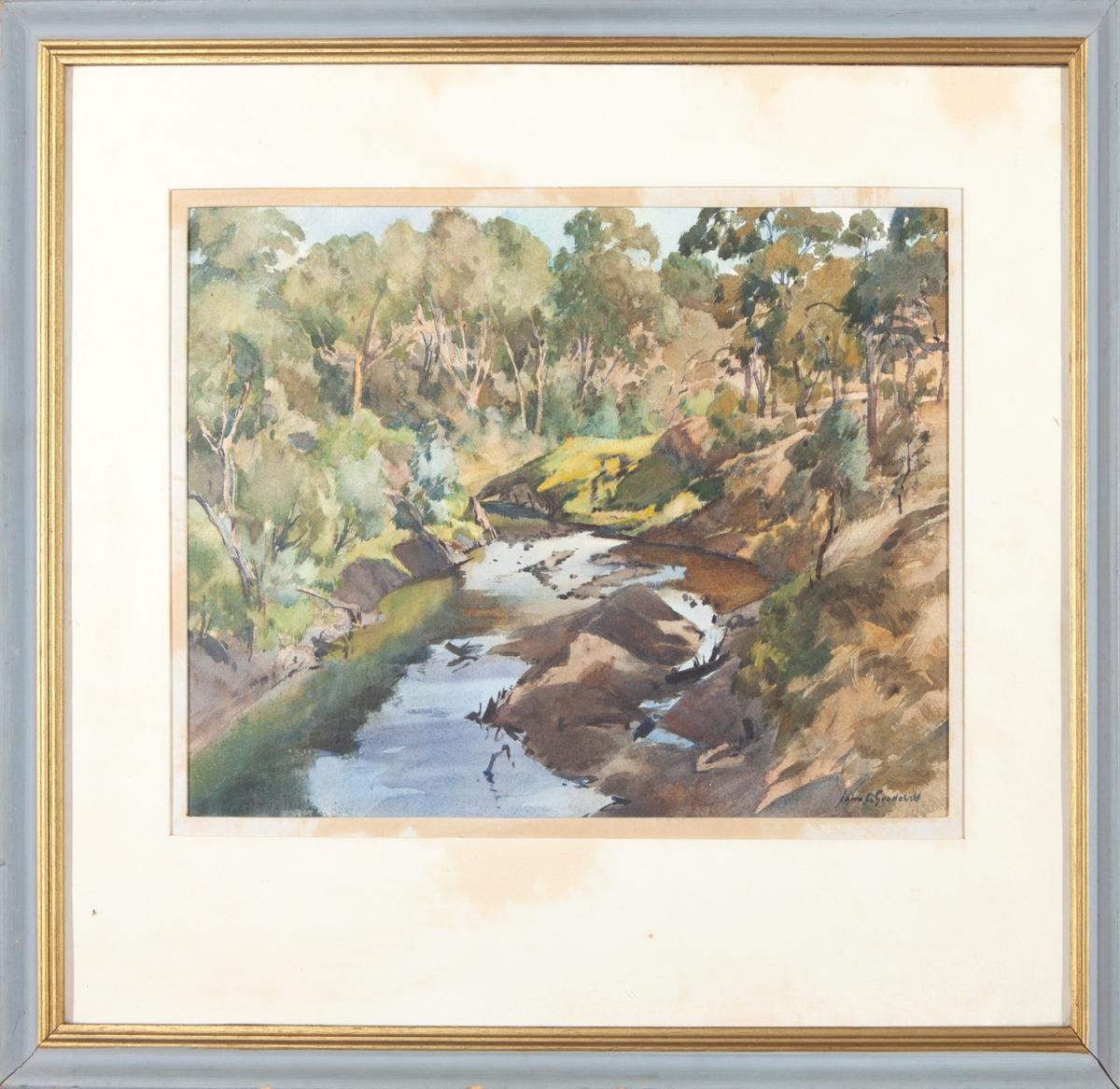 John Charles Goodchild | RIVER LANDSCAPE | MutualArt