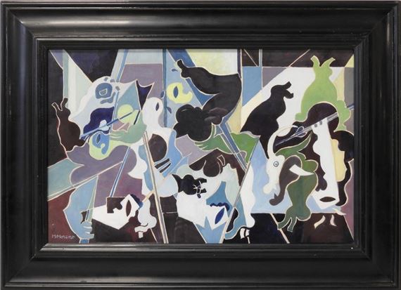 Michel Moreno | The parable of life Gouache Signed lower left (1945 ...