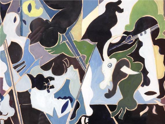 Michel Moreno | The parable of life Gouache Signed lower left (1945 ...