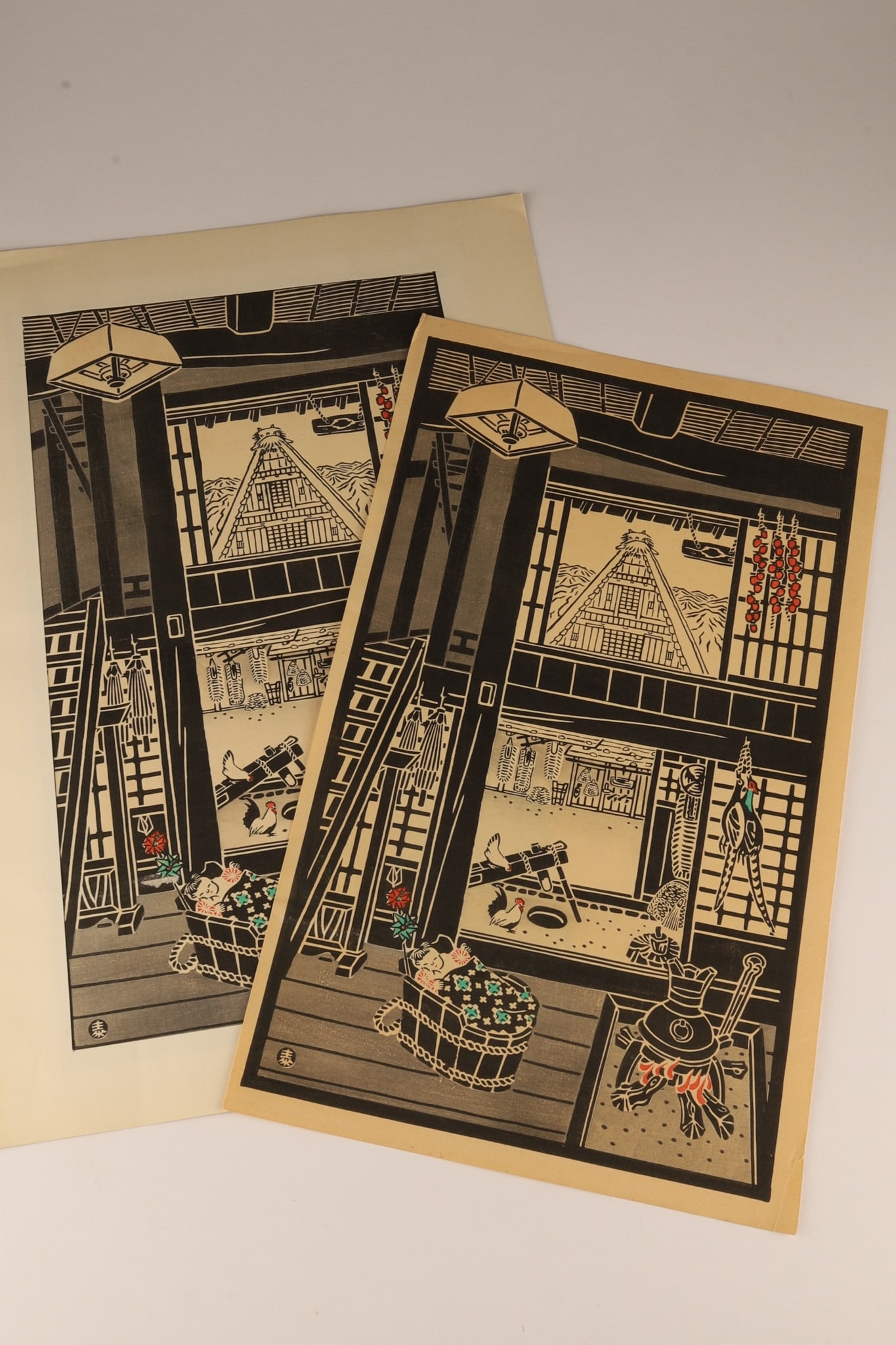 Taizo Minagawa | Minagawa Taizo Colour Woodblock Print (1945) | MutualArt