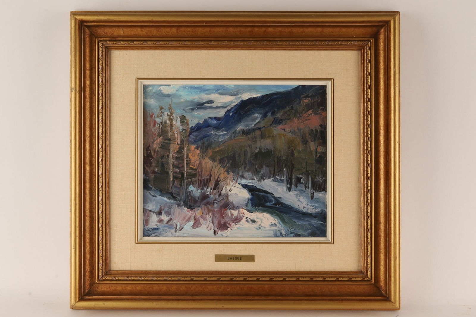 Léonard Parent Basque | Leonard Parent Basque Impressionist Painting ...