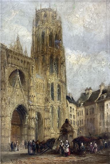 Charles Peter Pitt | Charles Peter Pitt (British fl.1880-1895): 'Rouen ...