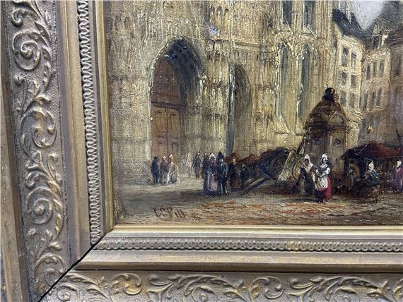 Charles Peter Pitt | Charles Peter Pitt (British fl.1880-1895): 'Rouen ...